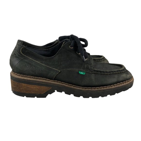 Kickers | Shoes | Kickers Womens Size Eu 43 Us 1 Black Stacked Block ...